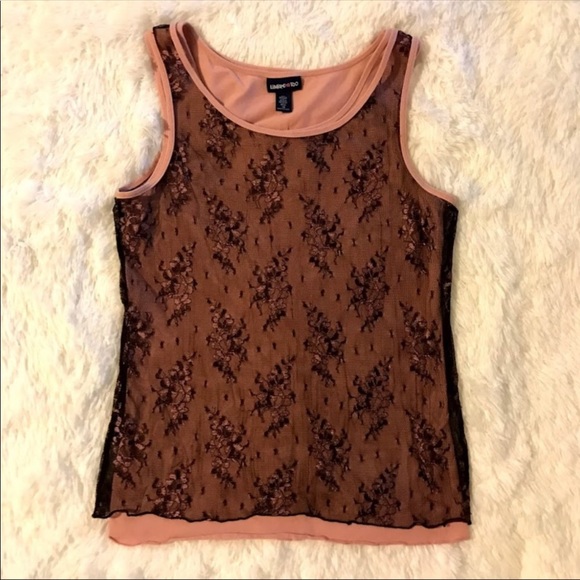 Limited Too | Shirts & Tops | Limited Toogirls Tank Top W Lace Overlay ...